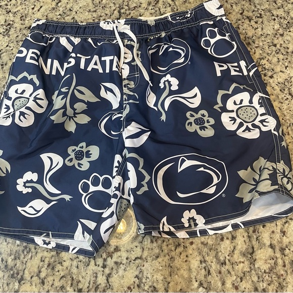 Wes And Willy | Swim | Penn State Mens Navy And White Swim Board Shorts ...